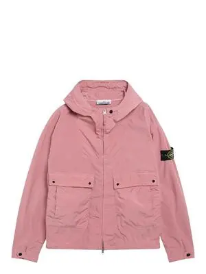 Stone Island Light Compact Touch Poly-tc Hooded Jacket - Pink