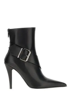 Alexander McQueen Alexander McQueen Ankle Boots With Buckle Detail Multicolor