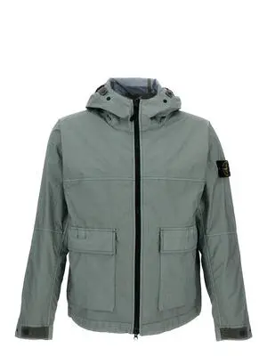 STONE ISLAND Stone Island Hooded Technical Fabric Short Parka