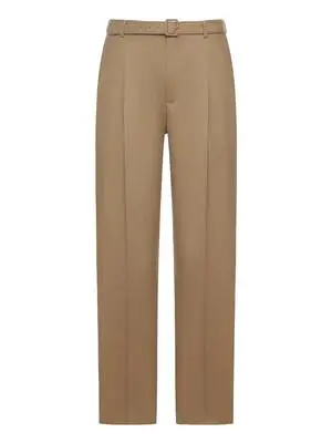 Saint Laurent Slim Fit Wool And Mohair Trousers - Multicolor
