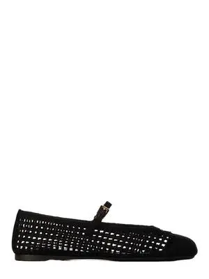 Prada Woven Mary Jane Flats - Multicolor