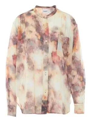 Isabel Marant Étoile Mexika" Gradient Effect Long-sleeve Shirt - Cream
