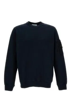 Stone Island Crewneck Sweatshirt With Logo Patch - Multicolor