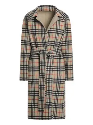 Burberry Reversible Wool Coat - Cream