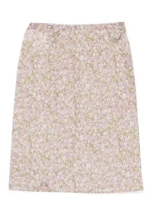Prada Re-nylon Floral Print Midi Skirt - Multicolor
