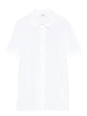 Celine Cotton Shirt With Button Details - Multicolor