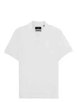 Belstaff Polo Steel Con Patch Logo - White