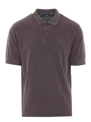 Herno Logo Polo - Brown