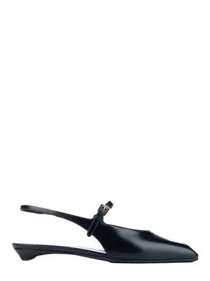 Prada Slingback Flats With Buckled Strap - Multicolor