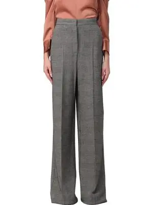MAX MARA Max Mara Plaid Wide Leg Trousers