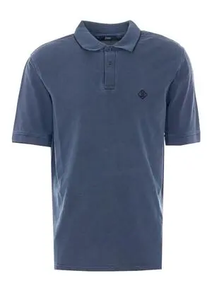 Herno Logo Polo - Blue