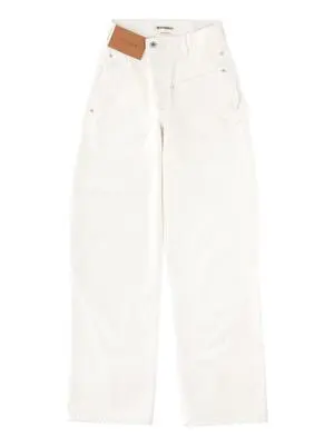 JW Anderson Logo Patch Jeans - White