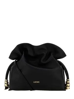 Loewe Mini Bag In Black Calf Leather - Multicolor