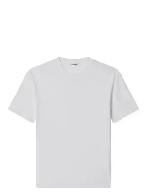 AURALEE Auralee White Cotton Crew-Neck T-Shirt Men