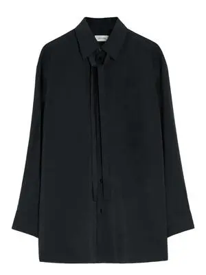 LEMAIRE LEMAIRE Long Shirt With Tie Detail