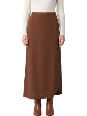 Max Mara MAX MARA Wool A-Line Skirt Brown