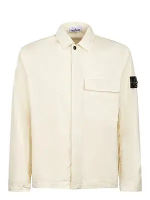 Stone Island STONE ISLAND Garment Dyed Cotton Overshirt Multicolor
