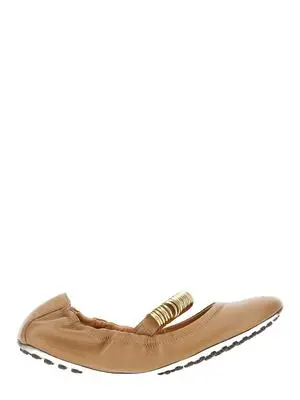 TOD'S Ballet Flats With Metal Detailing - Multicolor