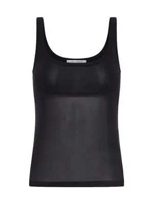Max Mara Biada Wide Neckline Top - Black