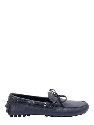 Prada PRADA Calf Leather Driver Loafers Multicolor