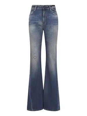 Acne Studios 2025f High Waisted Bootcut Jeans - Blue