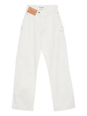 JW Anderson Wide-leg Denim Jeans - White