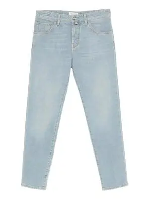 Jacob Cohen Scott Cropped Slim Fit Pants - Multicolor