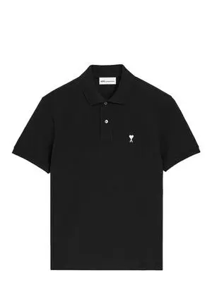 Ami Polo Shirts - Black
