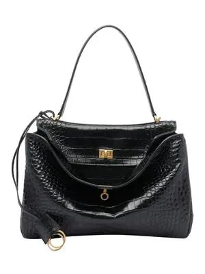 Balenciaga Medium Rodeo Handbag - Black