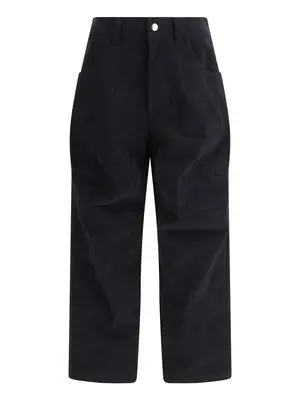 Isabel Marant Étoile Opalyna Wide-leg Cotton Twill Pants - Black