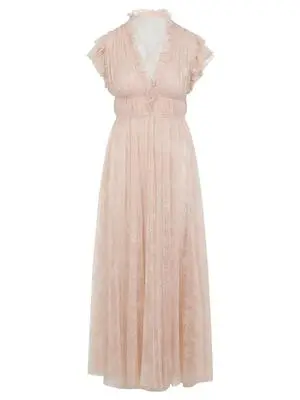 Alberta Ferretti Alberta Ferretti Lace Long Dress Multicolor