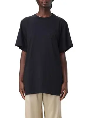 Max Mara Embroidered Logo T-shirt - Black