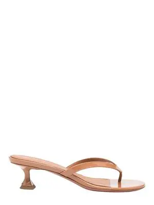 Amina Muaddi Juliette Thong Sandals - Multicolor