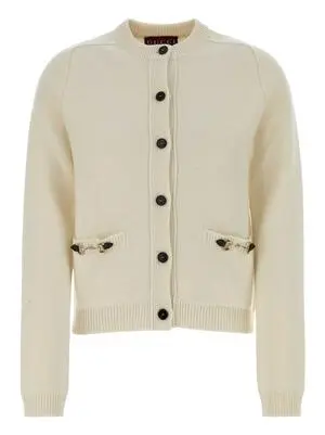 Gucci Wool Blend Cardigan - White