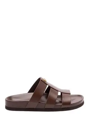 Valentino Garavani Studded Calf Leather Sandals - Multicolor