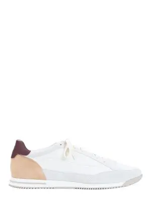Brunello Cucinelli Leather Lace-up Sneakers - White