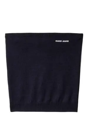 Miu Miu Virgin Wool Top - Blue
