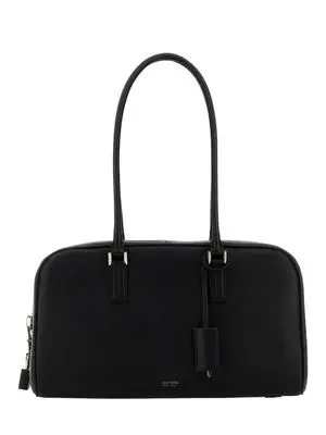 TOM FORD Calf Leather Shoulder Bag - Black
