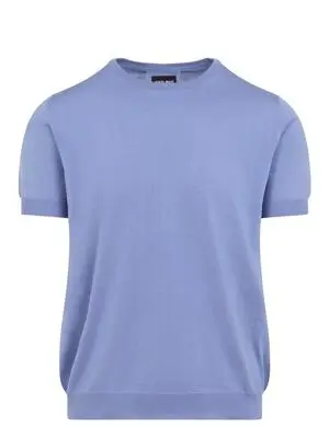 Giorgio Armani Silk Pullover - Blue