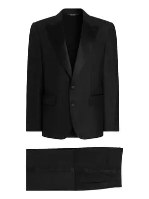 Dolce & Gabbana Button-up Suit - Black