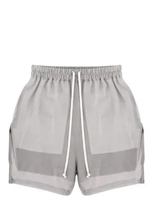 Rick Owens Silk Boxer Shorts - Gray