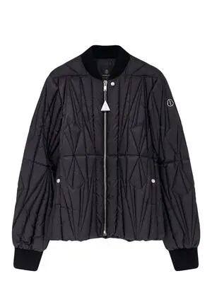 Moncler Rick Owens Geocamo Flight Down Jacket - Black