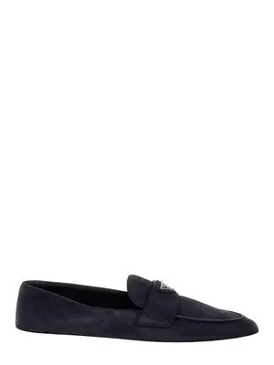 Prada Calf Leather Loafers - Blue