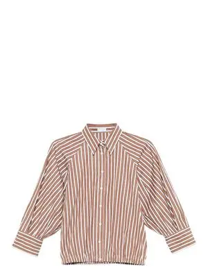 Brunello Cucinelli Striped Cotton Shirt - Multicolor