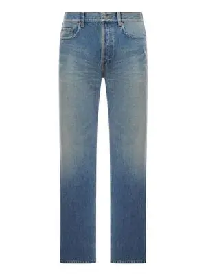 Saint Laurent Mick Long Denim Jeans - Multicolor