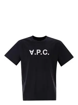 A.p.c. V.p.c." Organic Cotton Jersey T-shirt - Blue