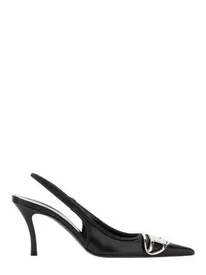 DIESEL® D-venus Sb Slingback Heels - Black