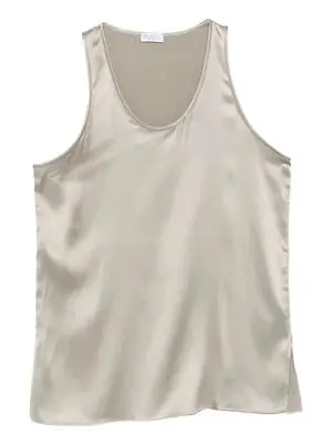 Brunello Cucinelli Silk Tank Blouse - Multicolor