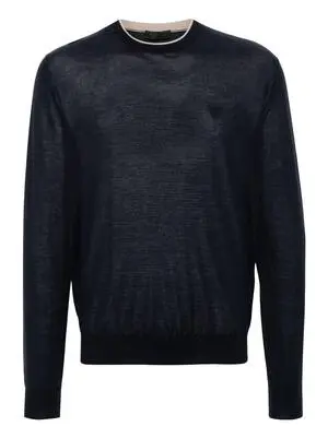 Prada Round Neck Cashmere Sweater - Multicolor