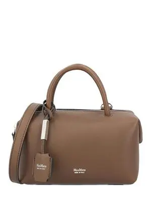 Max Mara Leather Tote Bag - Brown
